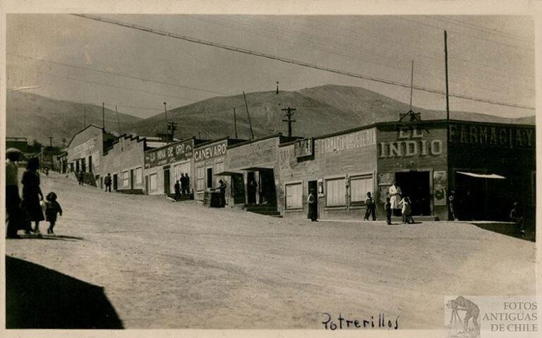 Potrerillos, año 1930 – Fotos Antiguas de Chile